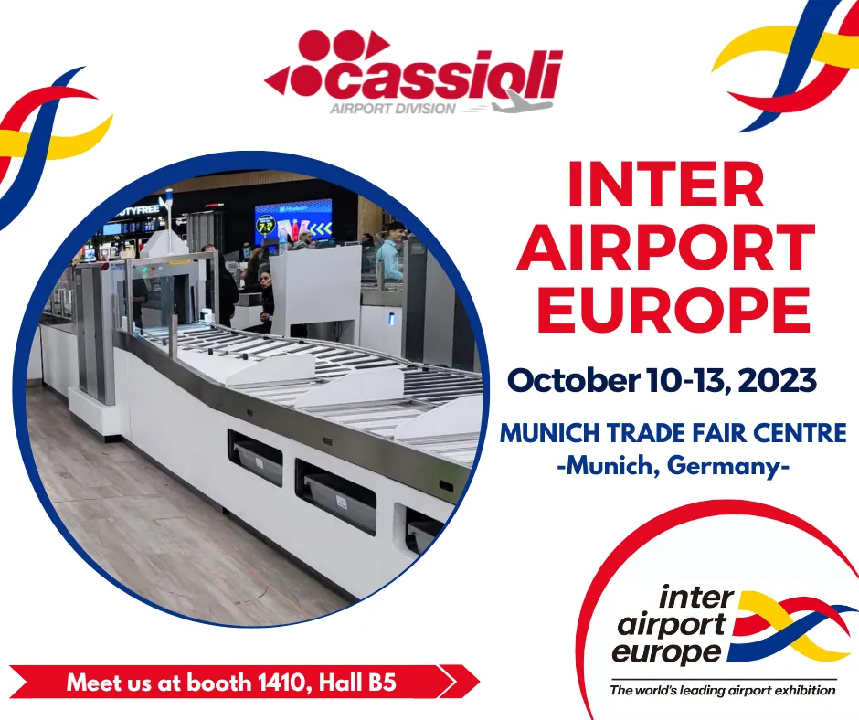 Cassioli will partecipate at Inter Airport Europe 2023 - Cassioli