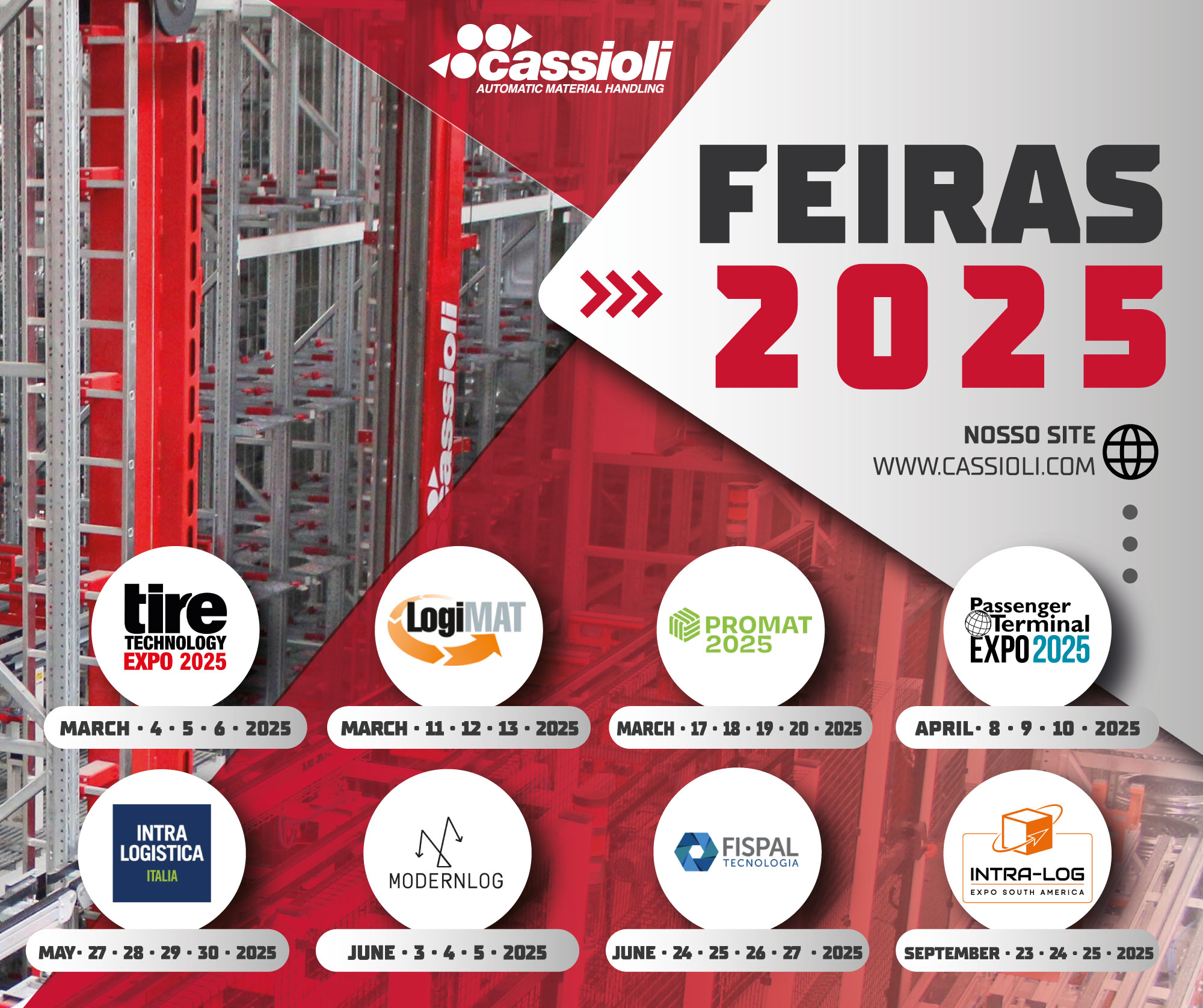 Automação industrial, manipulação e armazéns automáticos | Grupo Cassioli