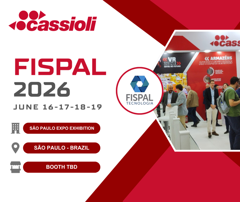 Cassioli Retorna à Fispal Tecnologia 2026, São Paulo – Brasil - Cassioli